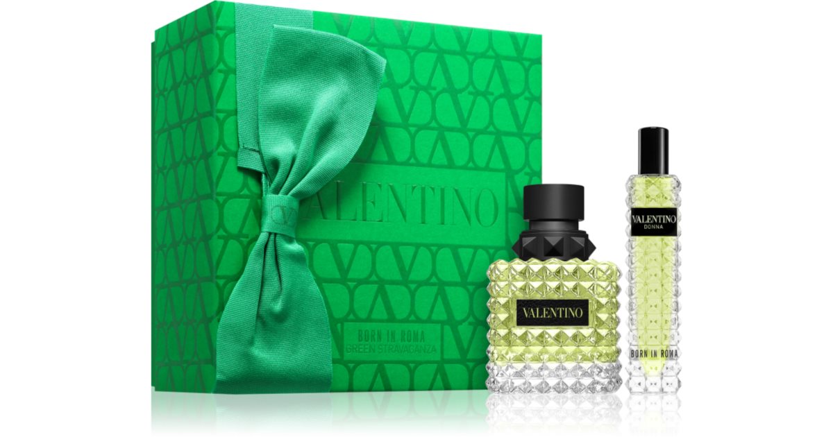 Valentino Born In Roma Green Stravaganza Donna gift set for women ...