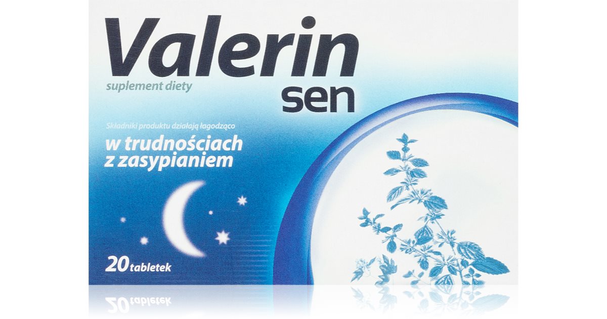 Valerin Sen tabletki na poprawę snu i regeneracji