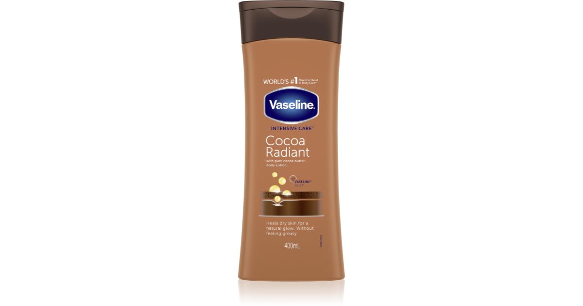 Vaseline Cocoa Radiant Feuchtigkeits-Body lotion mit Kakaobutter ...