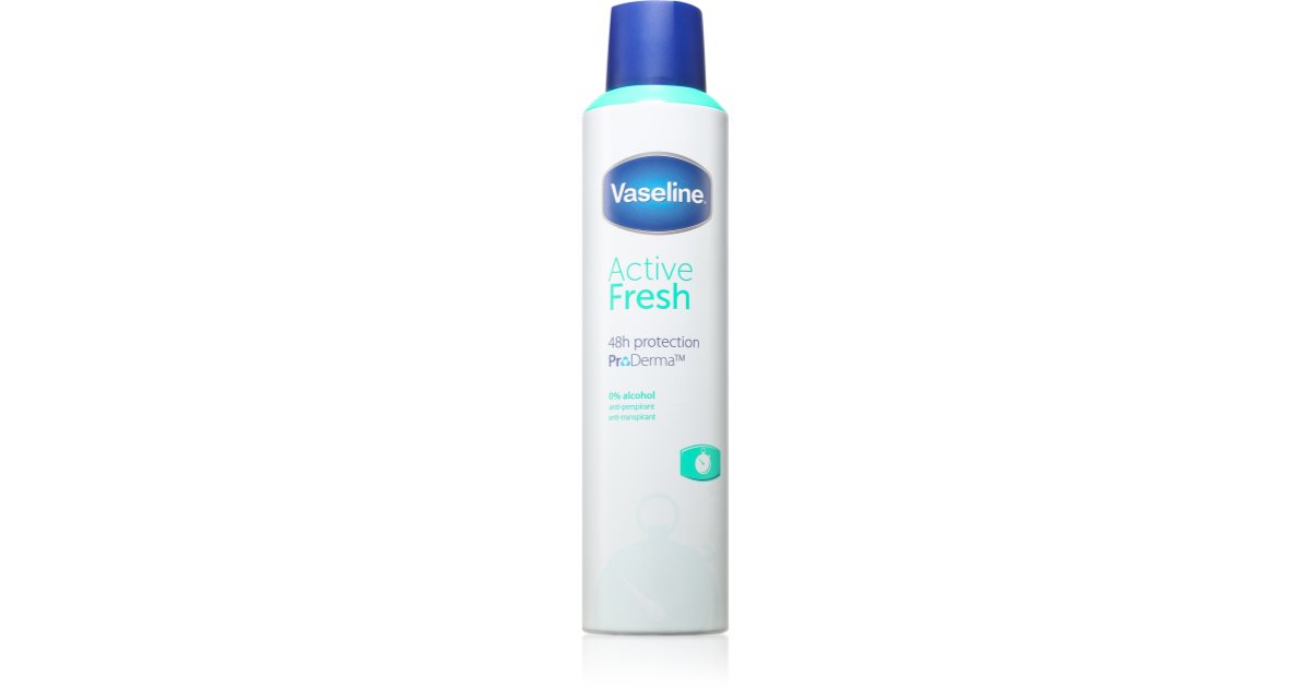 Vaseline Active Fresh Antiperspirant antiperspirant deodorant spray ...