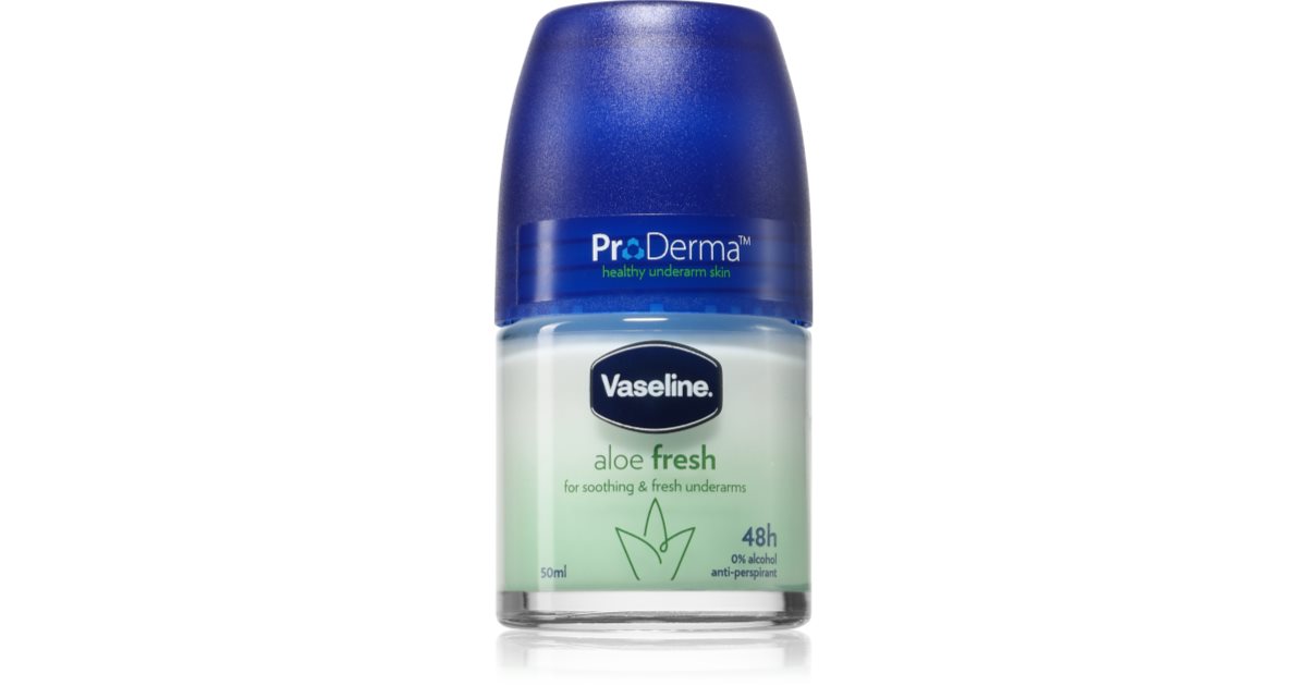 Vaseline Aloe Fresh Roll-On antiperspirant roll-on with aloe vera ...