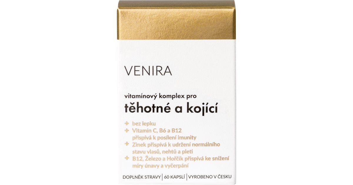 Venira Vitamínový komplex kapsle pro těhotné a kojící ženy | notino.cz