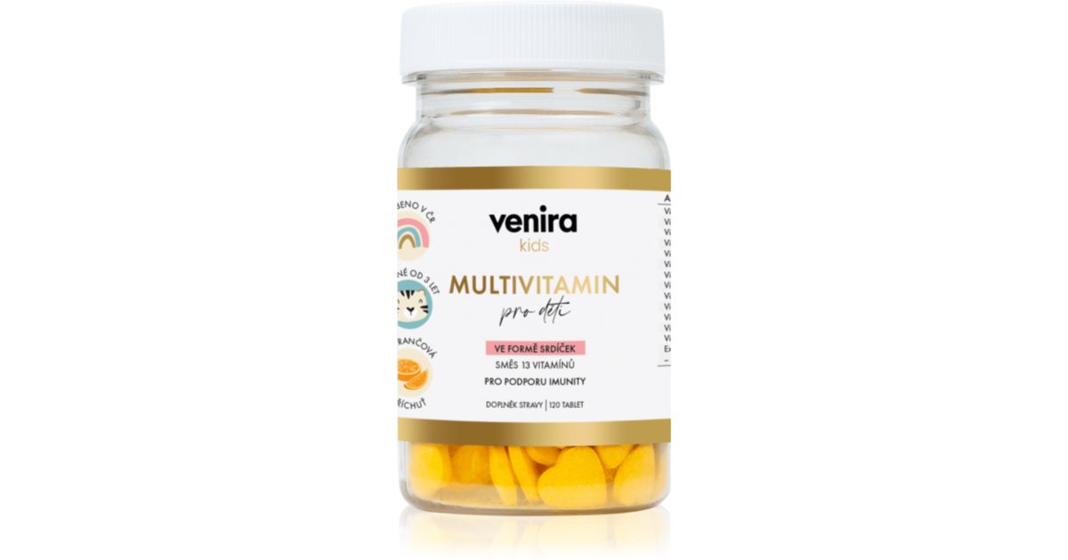 Venira Multivitamin pro děti cucavé tablety s multivitamínovým ...