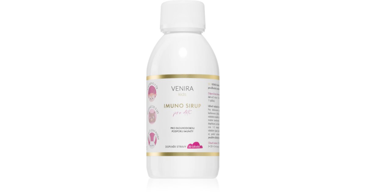 Venira Kids Imuno sirup sirup pro podporu imunitního systému | notino.cz