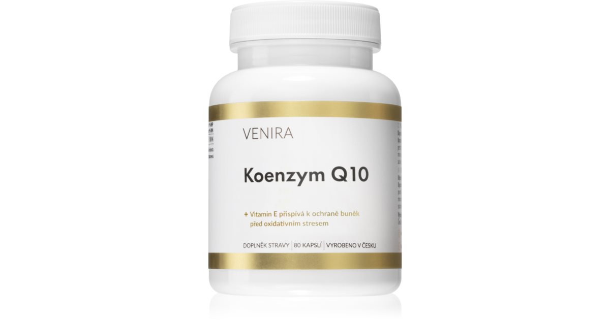 Venira Koenzym Q10 kapsle pro podporu ochrany buněk před oxidativním stresem | notino.cz