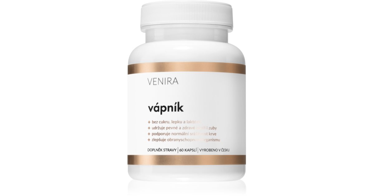Venira Vápník kapsle pro podporu zdraví kostí a zubů | notino.cz