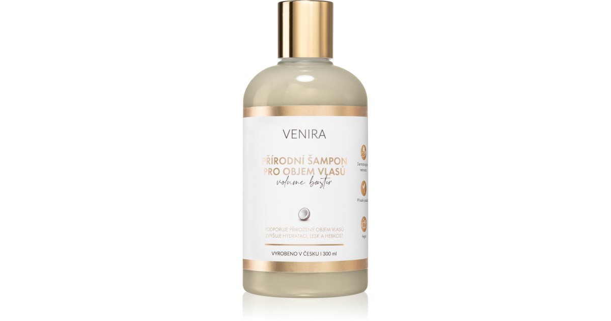 Venira Shampoo for Hair Volume shampoing naturel avec parfums Coconut ...