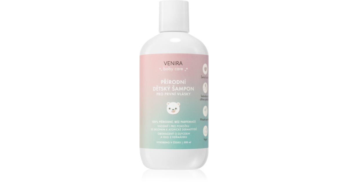 Venira Natural baby shampoo for the first hairs sanftes Shampoo für ...