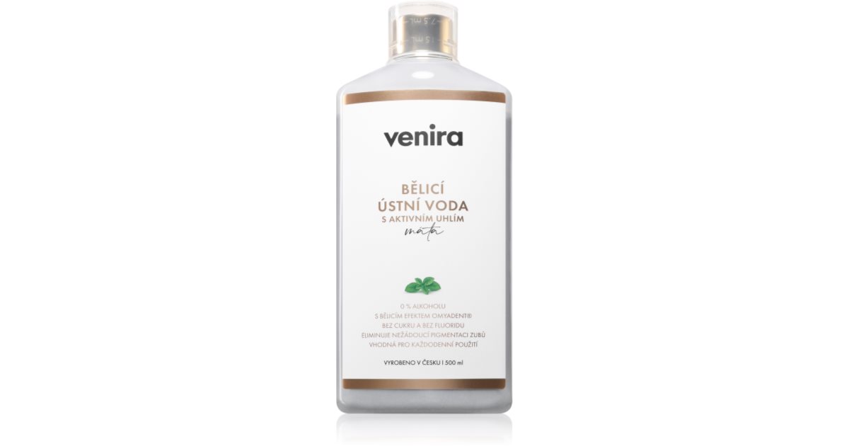 Venira Whitening Mouthwash with Active Charcoal enjuague bucal ...