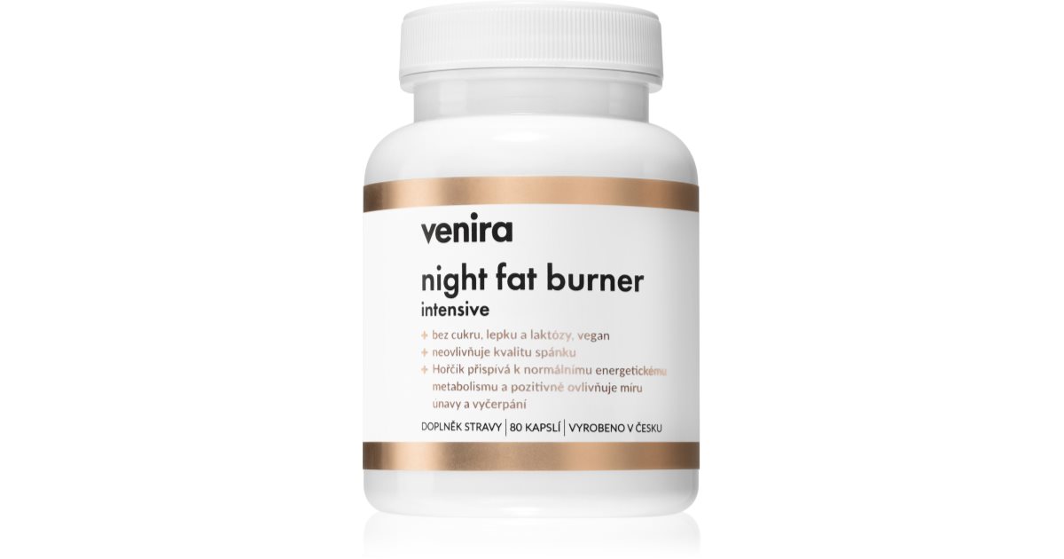Venira Night Fat Burner Intensive kapsle pro podporu hubnutí | notino.cz