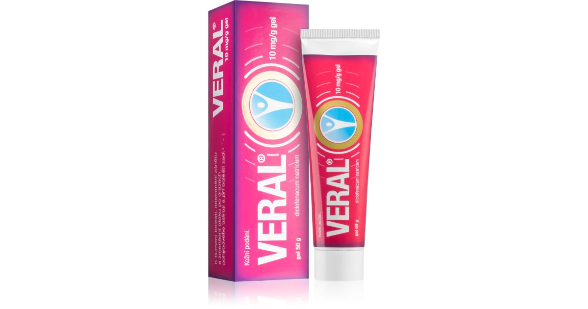 Veral Veral 10 mg/g gel proti bolesti, zánětu, otoku | notino.cz