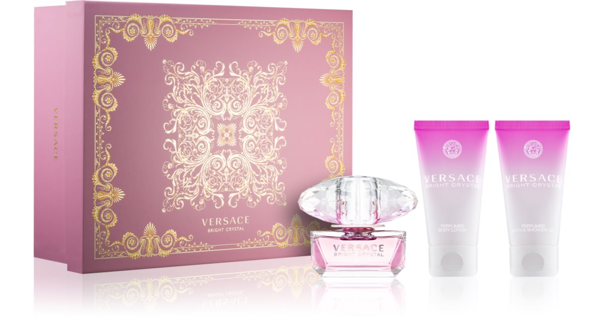 Versace Bright Crystal coffret VI. para mulheres | notino.pt