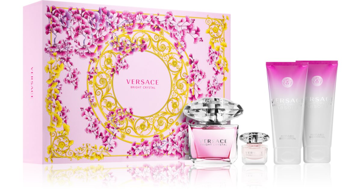 Versace Bright Crystal coffret cadeau pour femme | notino.fr
