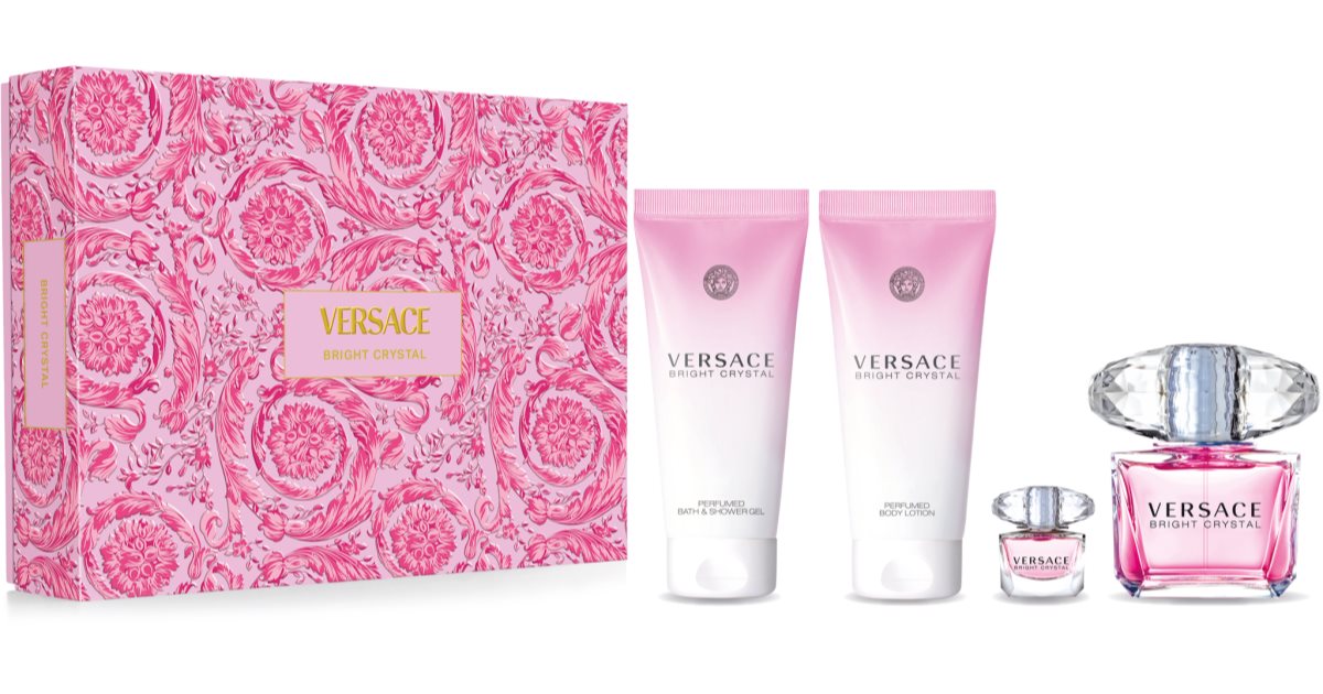 Versace Bright Crystal coffret para mulheres | notino.pt