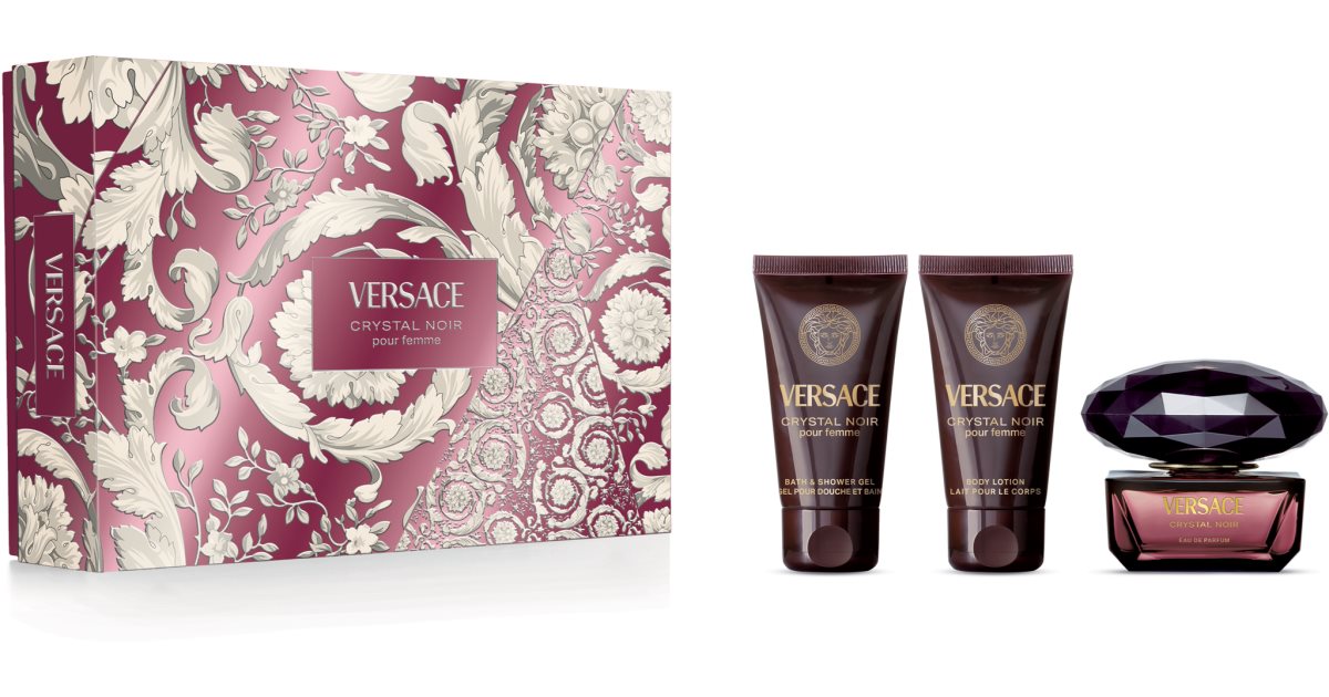 Versace Crystal Noir gift set for women | notino.co.uk