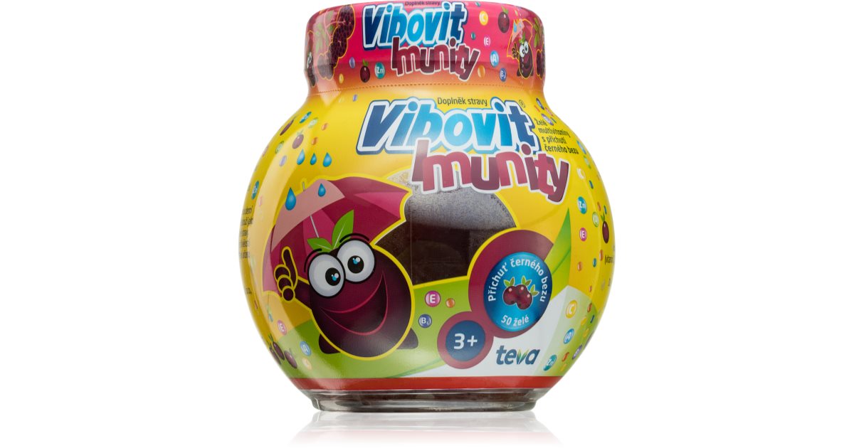Vibovit Imunity jelly želé bonbóny s multivitamínovým komplexem | notino.cz