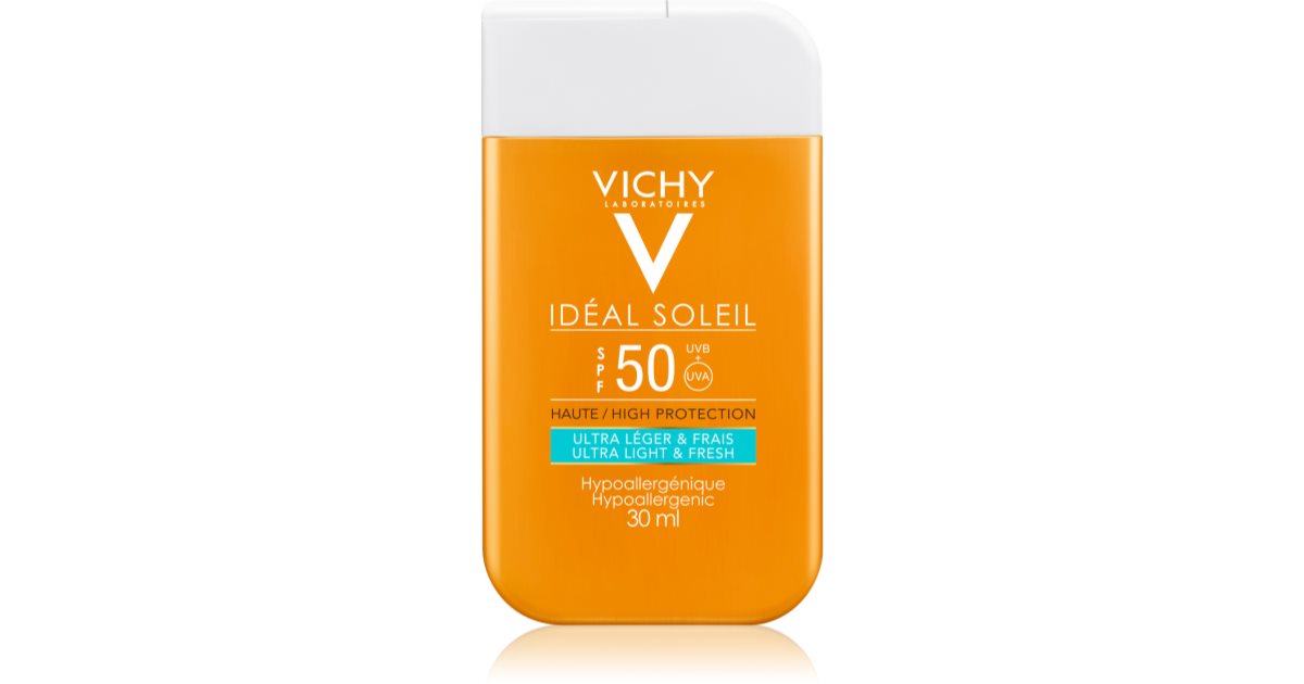 Vichy Capital Soleil creme bronzeador ultra ligeiro para o rosto e ...