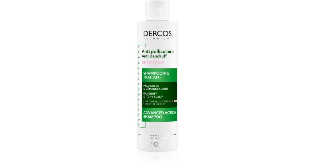 Vichy Dercos Anti-Dandruff Sensitive soothing shampoo for sensitive ...