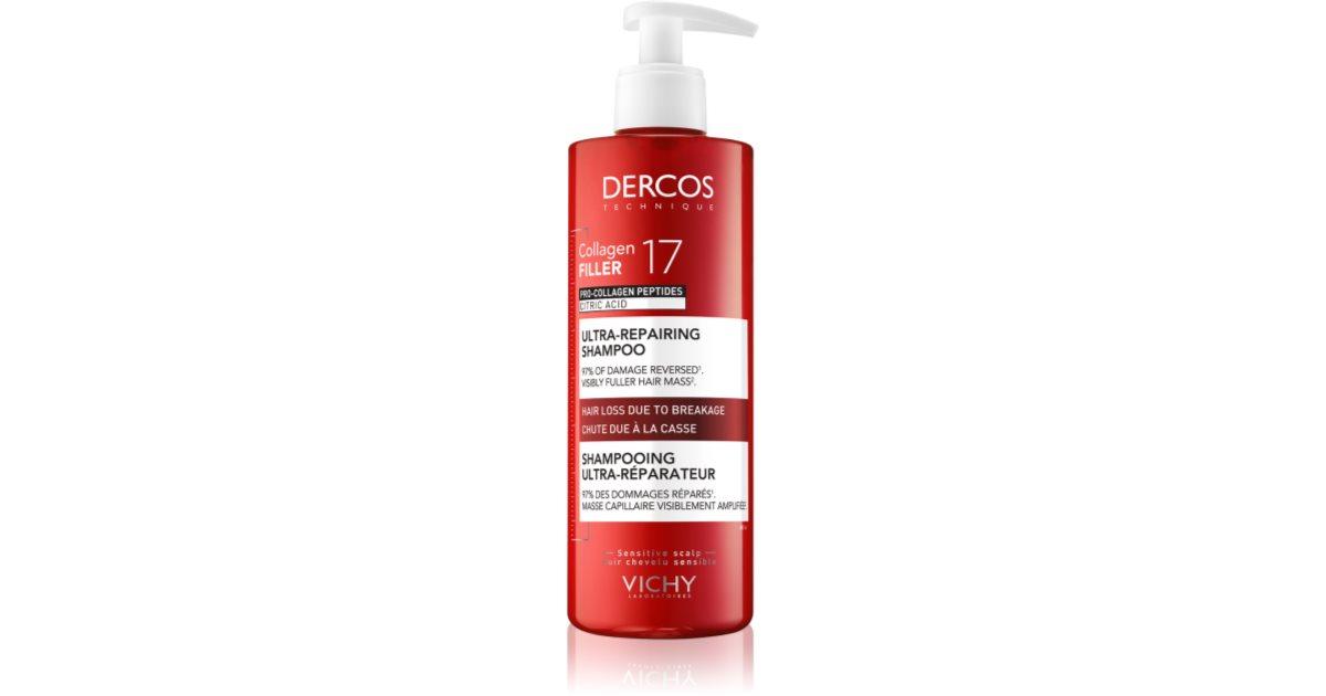 Vichy Dercos Collagen Filler 17 syväelvyttävä shampoo hiusten ...