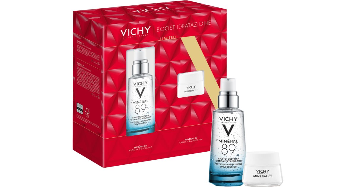 Vichy Minéral 89 Gift Set set regalo di Natale per un'idratazione ...