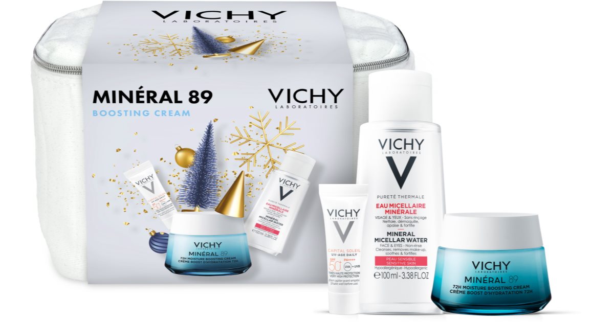 Vichy Minéral 89 Christmas gift set (to nourish the skin and maintain ...