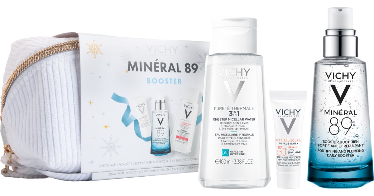 Vichy Minéral 89 Booster coffret de Noël anti-sécheresse de la peau ...