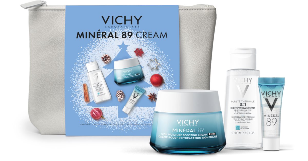 Vichy Minéral 89 Set coffret de Noël pour une hydratation intense ...