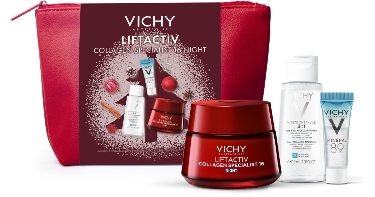 Vichy Liftactiv Collagen Specialist 16 Night Set Christmas gift set for ...