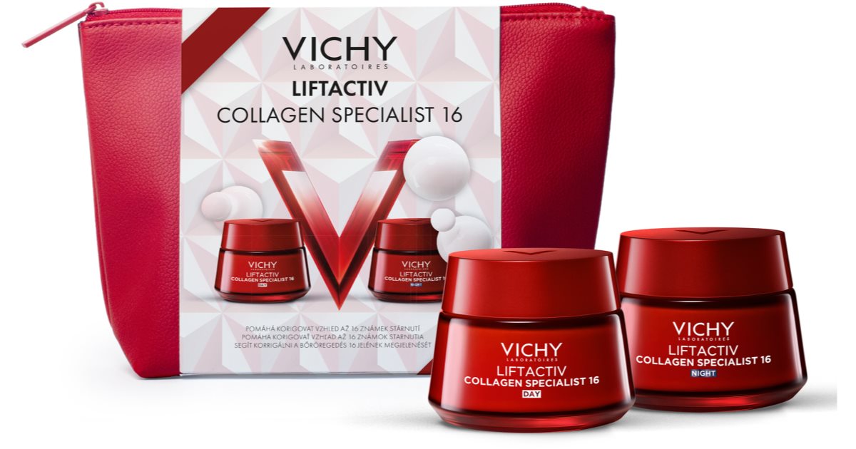 Vichy Liftactiv Collagen Specialist Day & Night Christmas gift set with ...