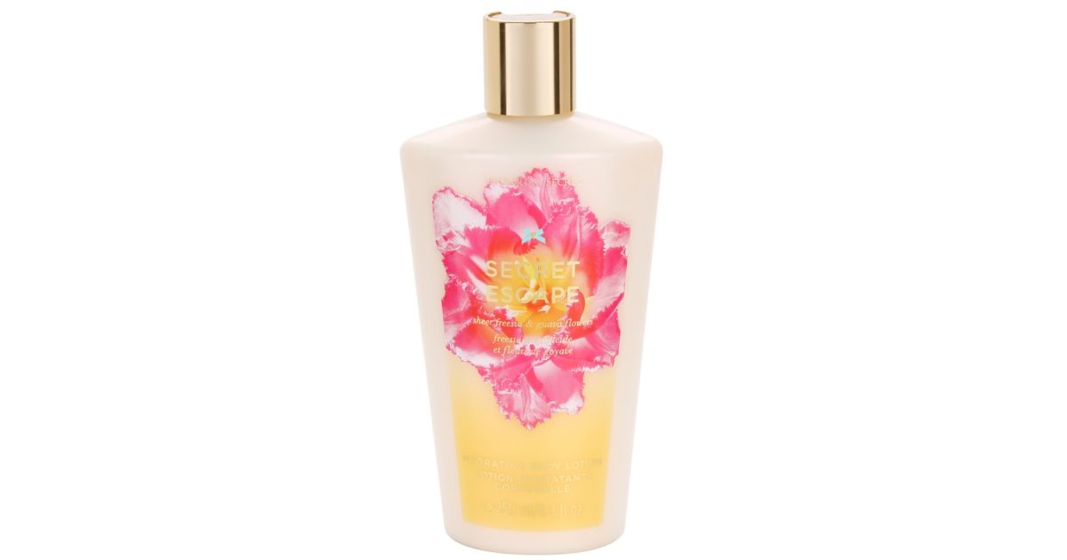 Victoria's Secret Secret Escape Sheer Freesia & Guava Flowers kūno ...