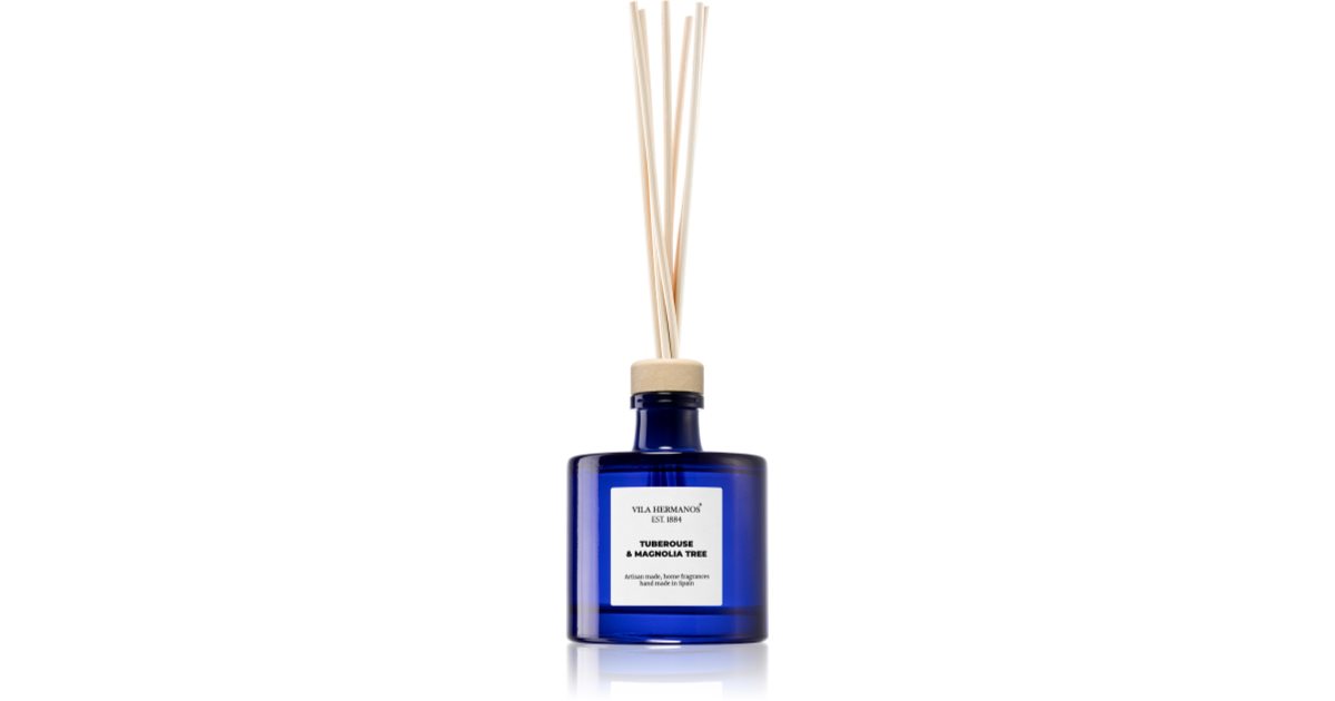 Vila Hermanos Apothecary Cobalt Blue Tuberose & Magnolia Tree Aroma ...