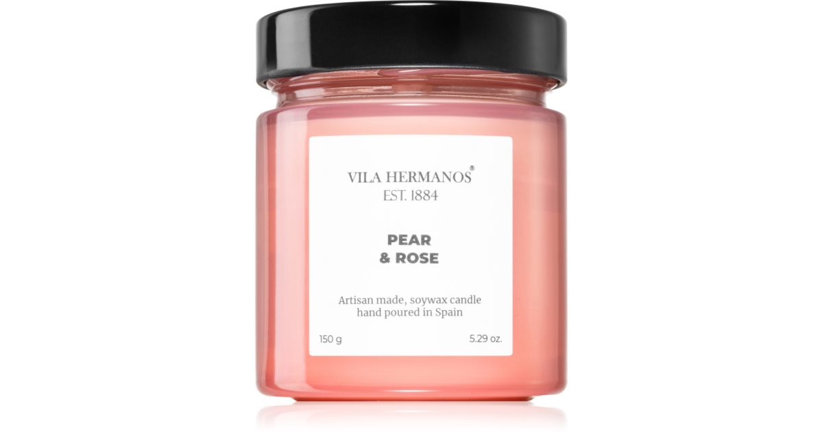 Vila Hermanos Apothecary Rose Pear & Rose doftljus | notino.se