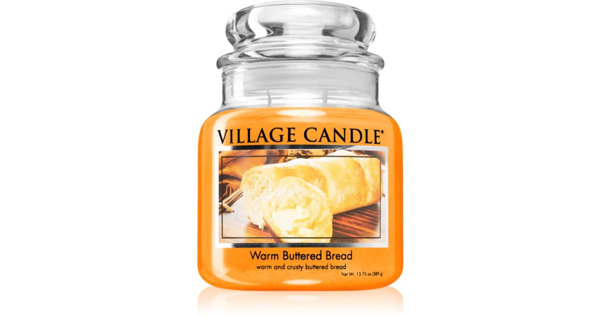Village Candle Warm Buttered Bread scented candle (Glass Lid) | notino.ie