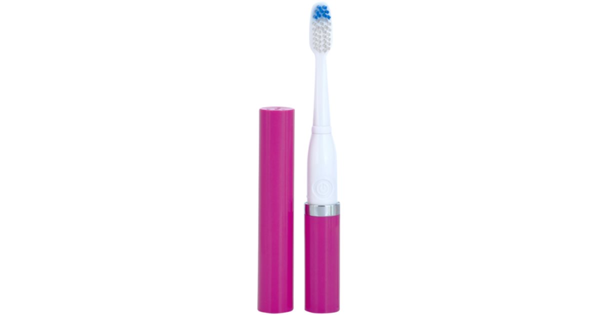 Violife Slim Sonic Purple Battery-Powered Sonic Toothbrush with ...