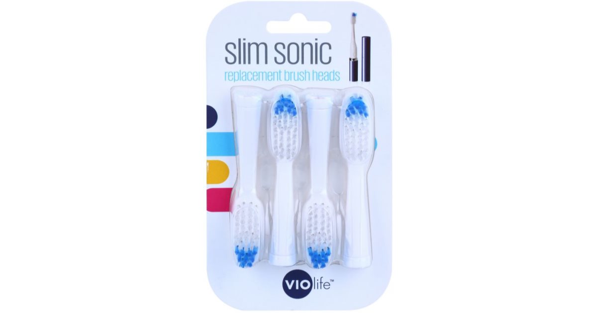 Violife Slim Sonic Replacement Heads for Battery-Operated Sonic ...