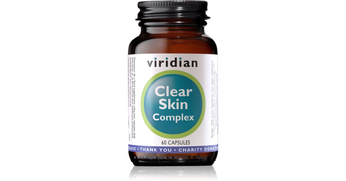 Viridian Nutrition Clear Skin Complex kapsułki do skóry normalnej