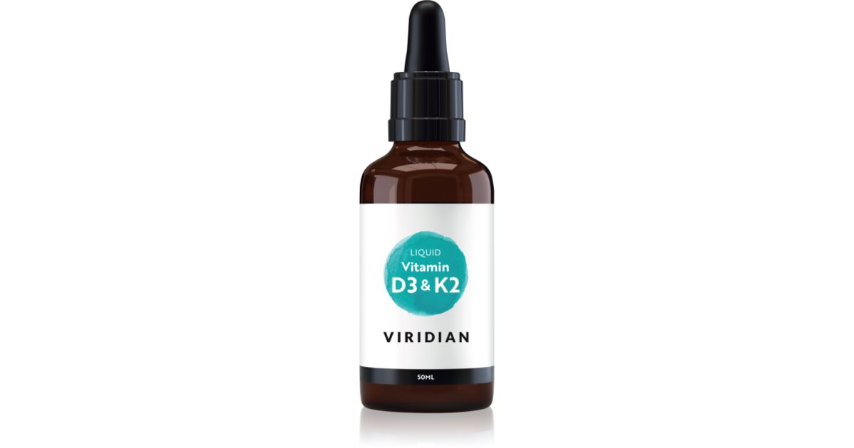 Viridian Nutrition Vitamin D3 & K2 Liquid podpora imunity | notino.cz