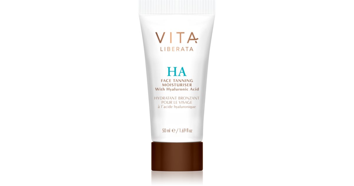 Vita Liberata Face Tanning Moisturiser with Hyaluronic Acid Fuktgivande ...