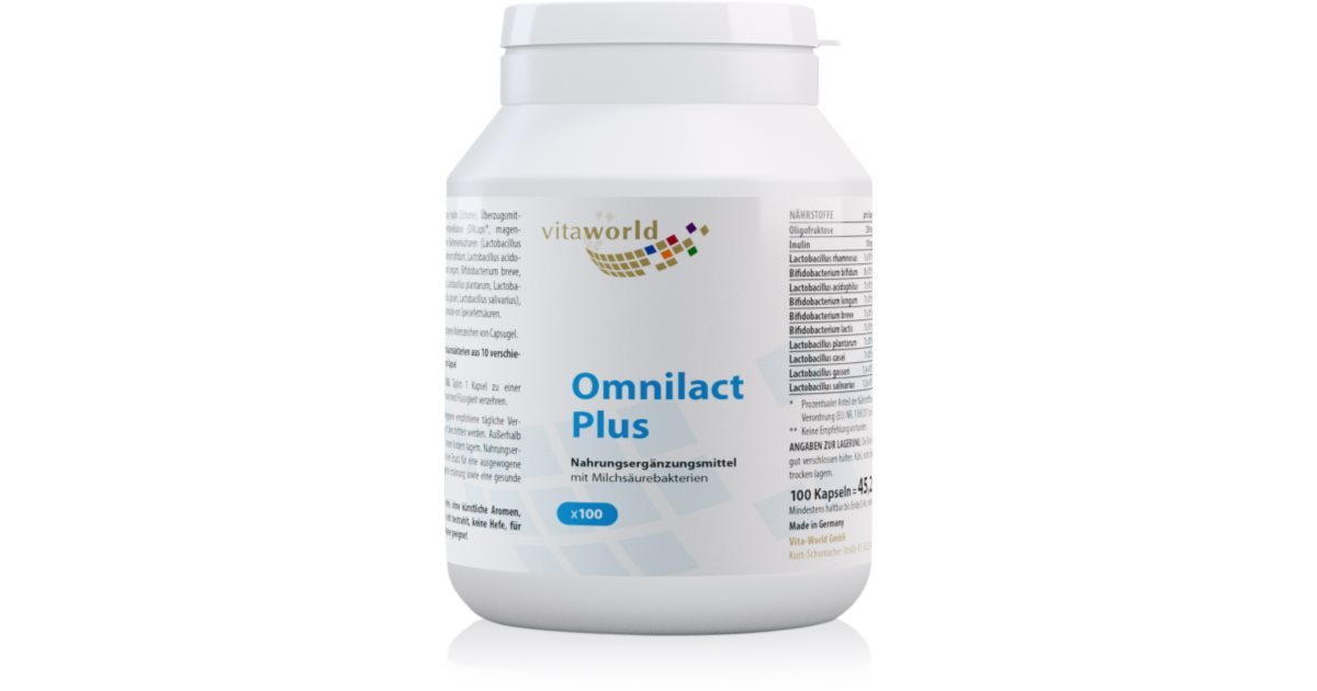 Vita World Omnilact Plus Kapseln mit Probiotika | notino.at