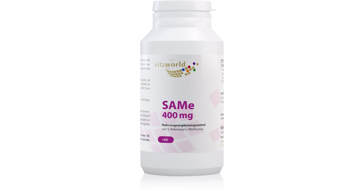 Vita World SAMe 400 mg Kapseln trägt zur normalen Funktion des ...