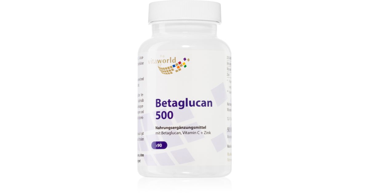 Vita World Betaglukan 500 Kapseln mit Vitamin C | notino.ch