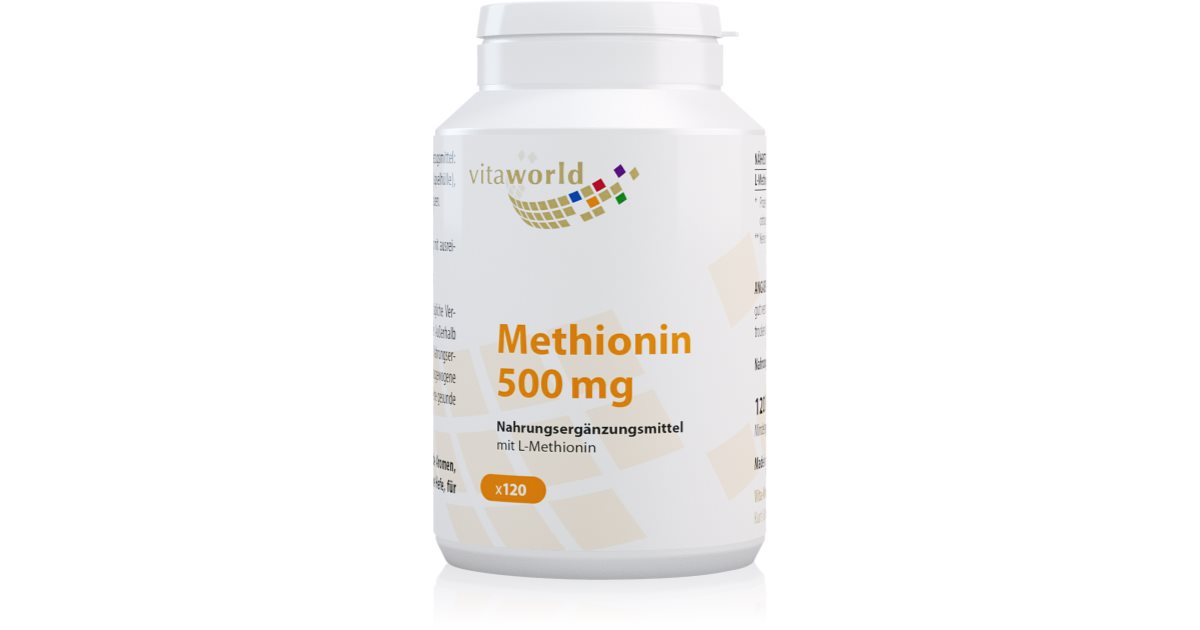 Vita World Methionin 500 mg Kapseln mit Aminosäuren | notino.ch