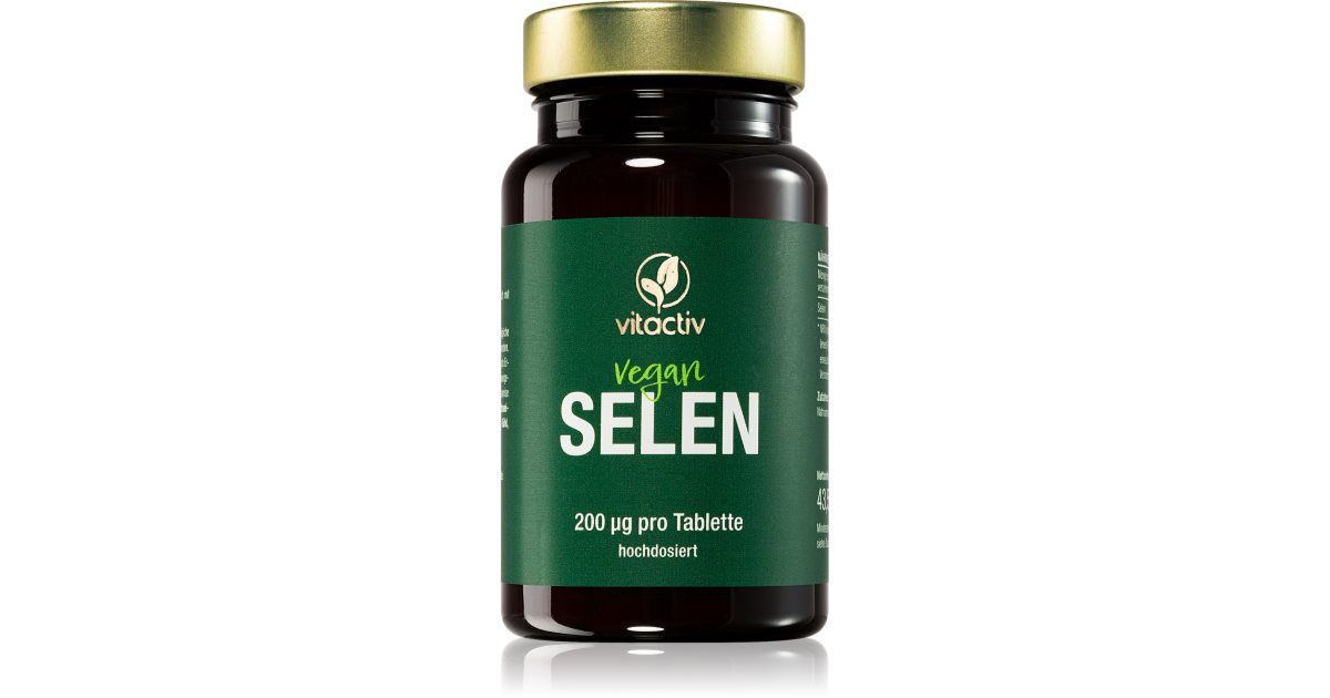 Vitactiv Selen Tabletten zur Unterstützung des Immunsystems, schöner ...
