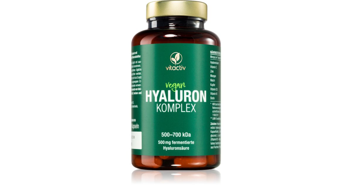 Vitactiv Hyaluron komplex Kapseln für schöne Haut Vitactiv Hyaluron komplex Kapseln für schöne Haut