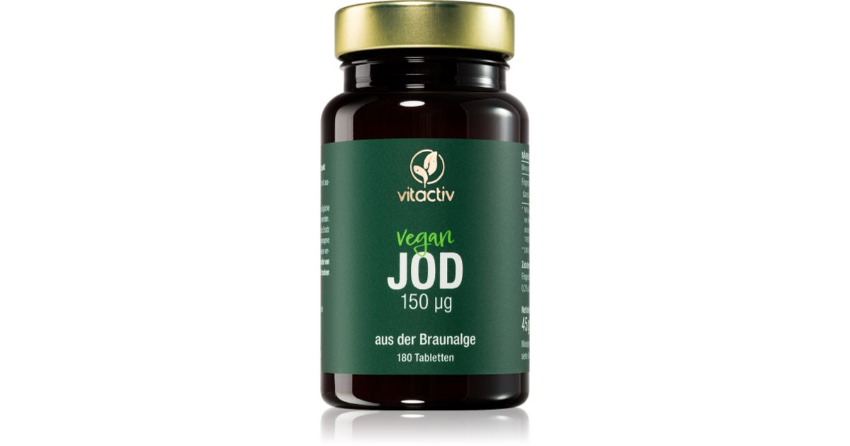 Vitactiv JOD Tabletten mit Pflanzenextrakten ️ notino.de