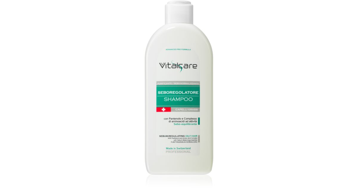 Vitalcare Professional Sebum-Regulating shampoo for oily hair and scalp ...