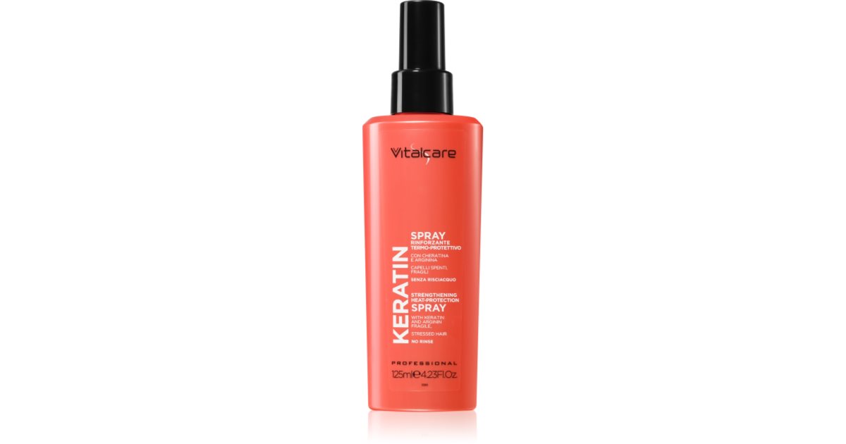 Vitalcare Professional Keratin protective spray for heat hairstyling ...