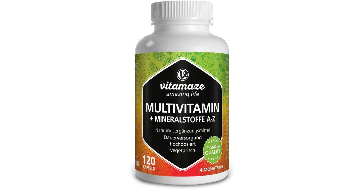 Vitamaze Multivitamin + Minerals A-Z High Dosage complesso minerale e ...