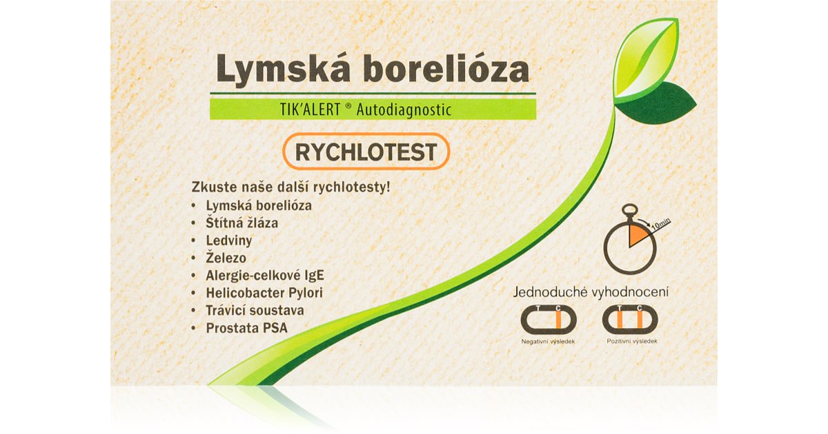 Vitamin Station Rychlotest Lymská borelióza testovací tyčinky | notino.cz