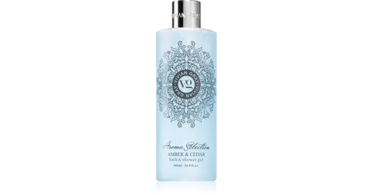 Відгуки про Vivian Gray Aroma Selection Amber & Cedar гель для душа та ...